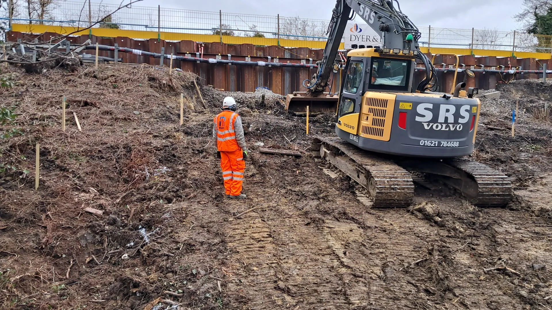West Sussex rail embankment fully stabilised three months after ...