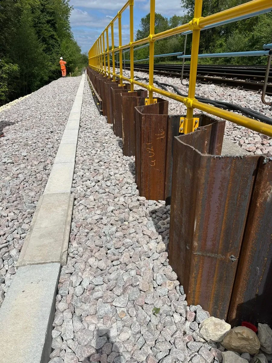 West Sussex rail embankment fully stabilised three months after ...