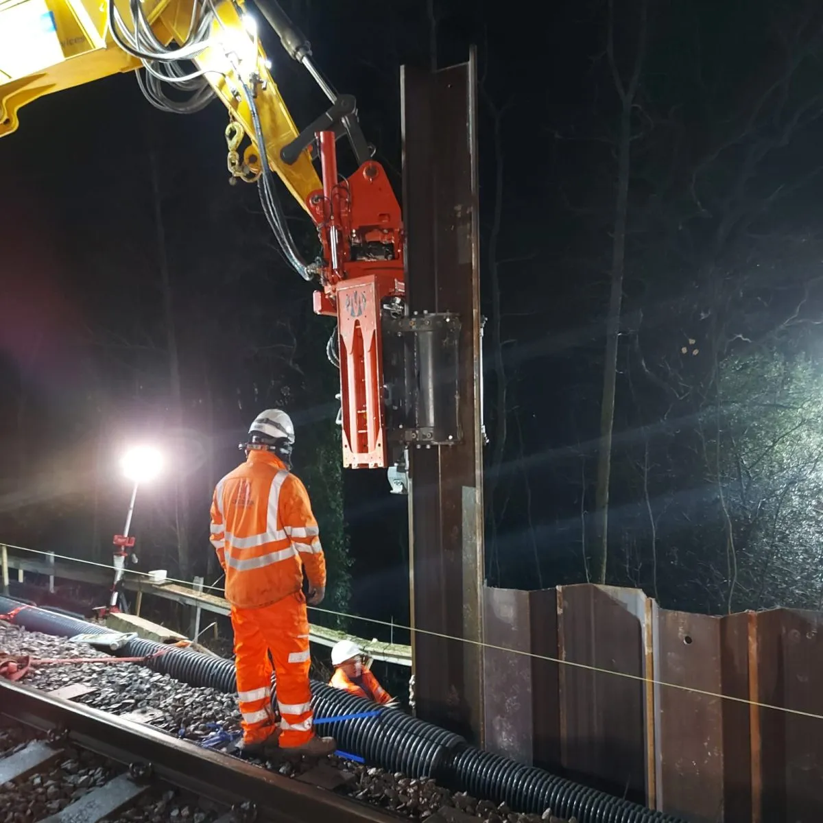 West Sussex rail embankment fully stabilised three months after ...