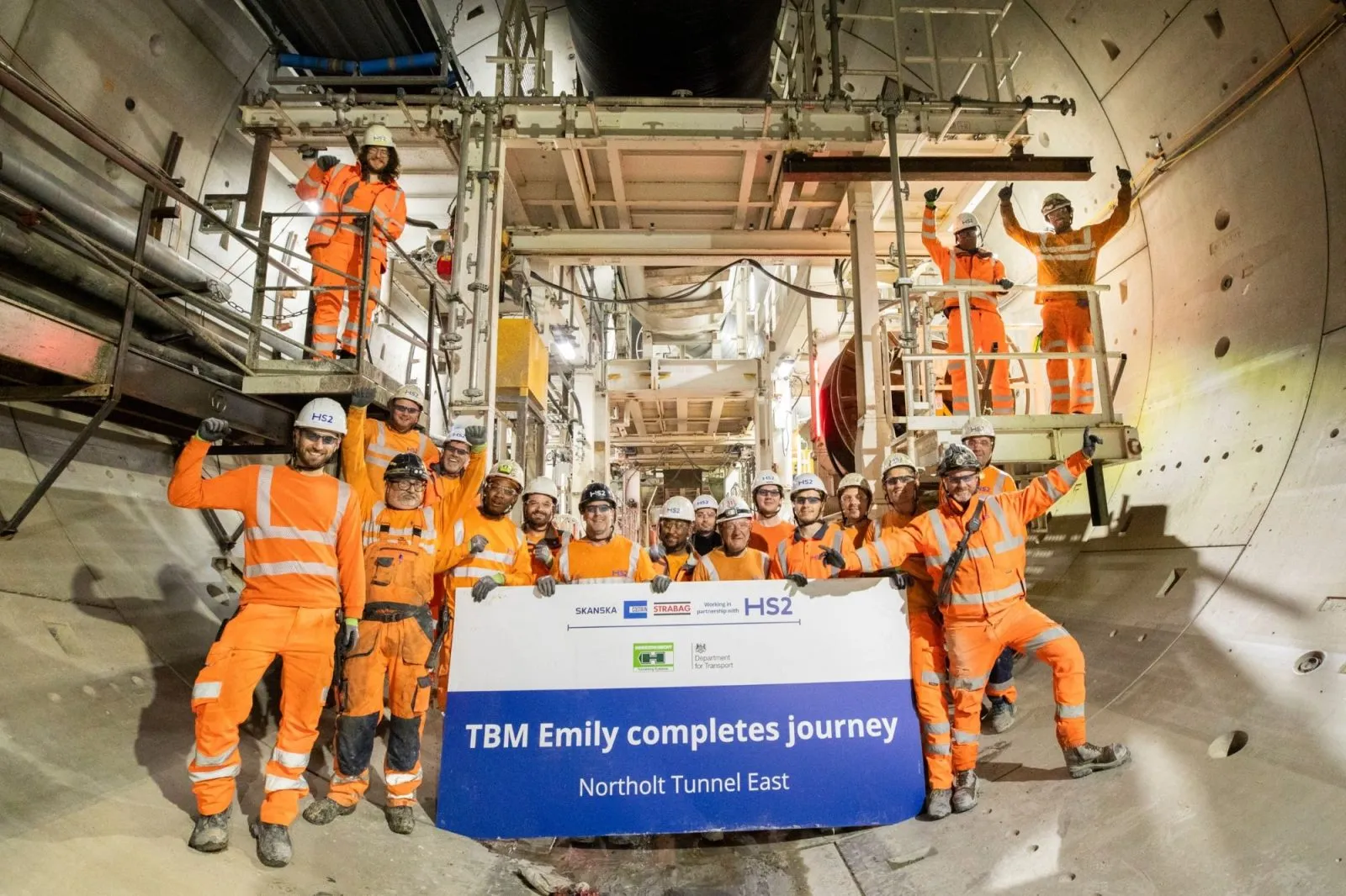 HS2: Penultimate TBM completes Northolt tunnel drive under London ...
