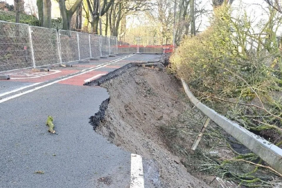 Lancashire council seeks contractor for £2.6M landslide-hit road repair