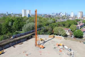 CFA piling record achieved at London site by Van Elle | Ground Engineering