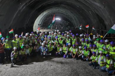 Third breakthrough on Mumbai–Ahmedabad Bullet Train Project | Ground ...