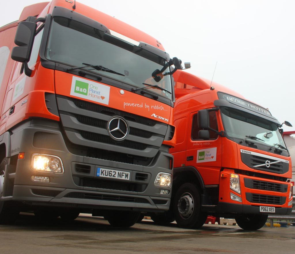B&Q fleet powered by biomethane | MRW