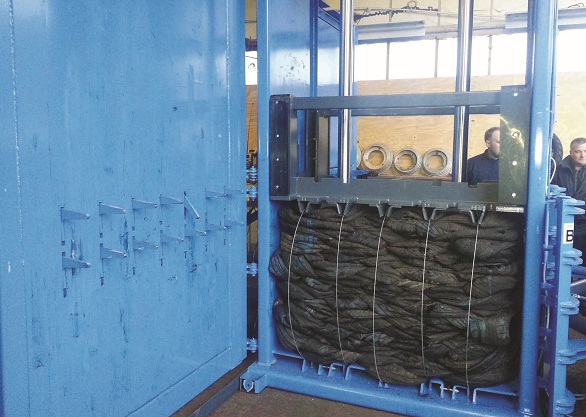 Baled tyres means lower transport costs | MRW