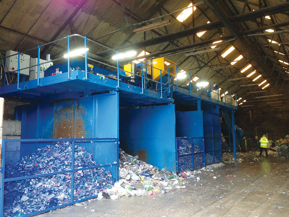 Container sorter processes 3 Tonnes/HR | MRW