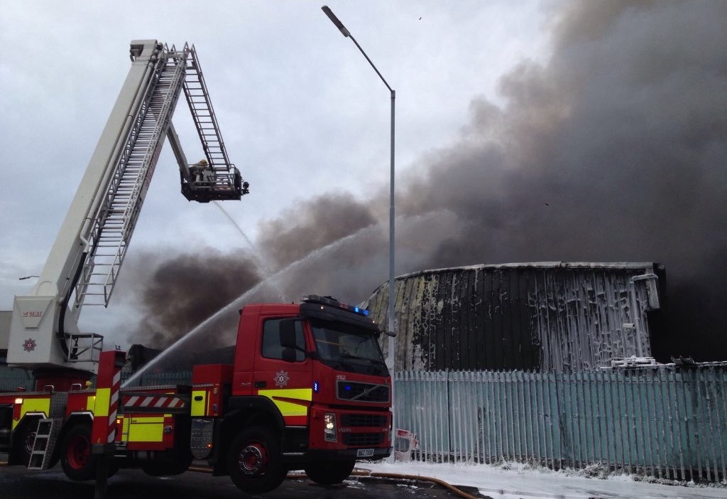 Major fire at Northern Ireland MRF | MRW