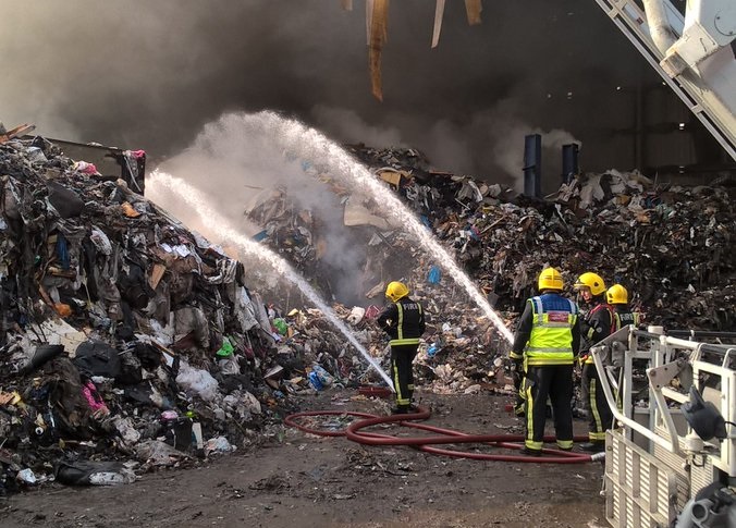 Fire at London MRF | MRW