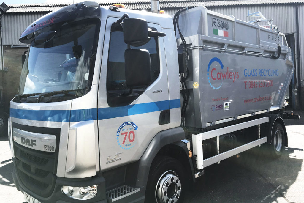 Specialist vehicle for glass collections | MRW