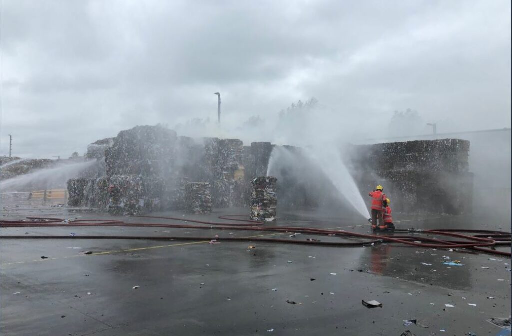 Recycled paper firm hit by fire | MRW
