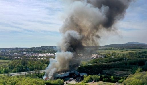 Former waste site to be dismantled as fire continues | MRW
