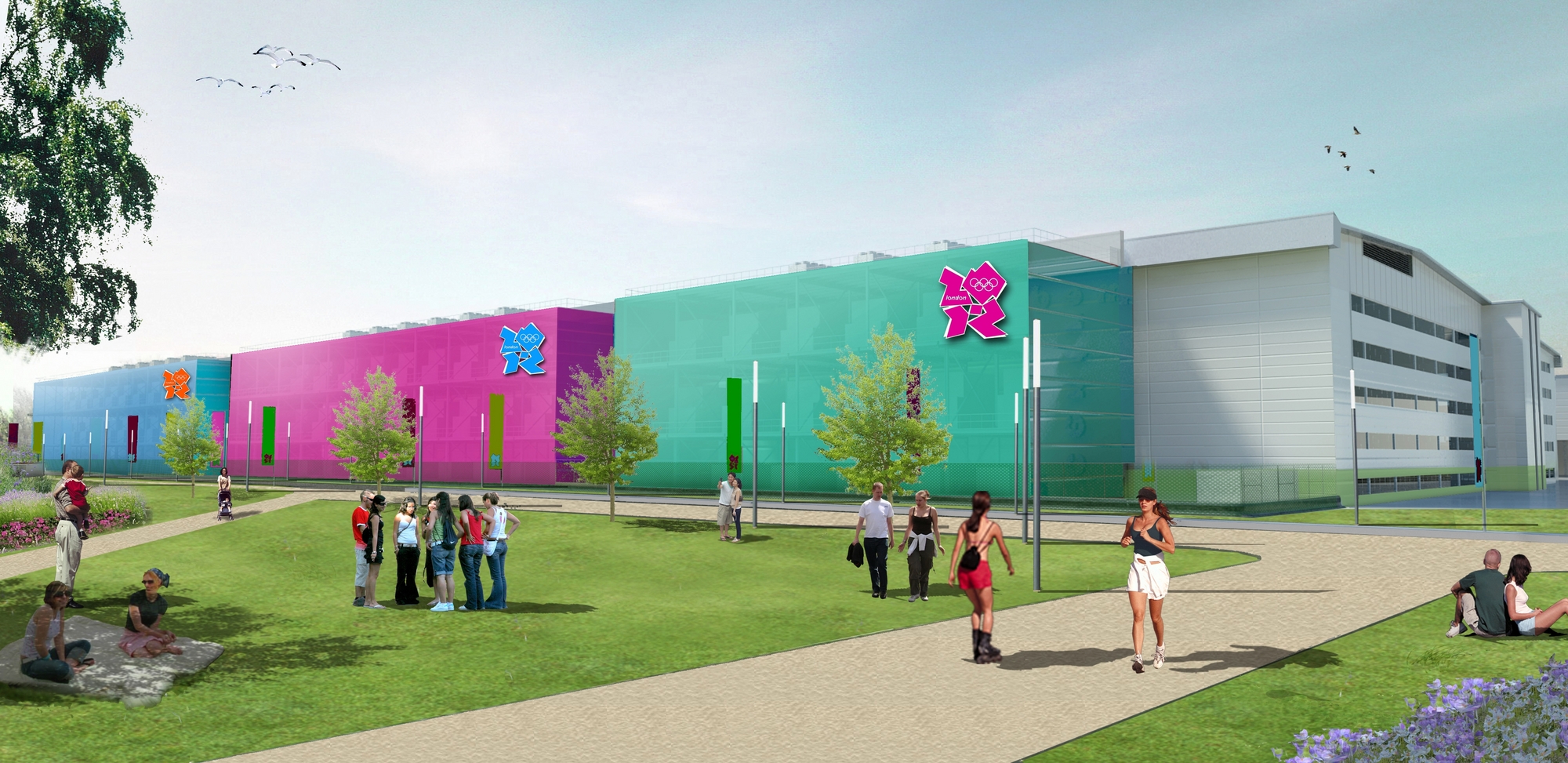 Pictures: ODA unveils media centre design | Construction News