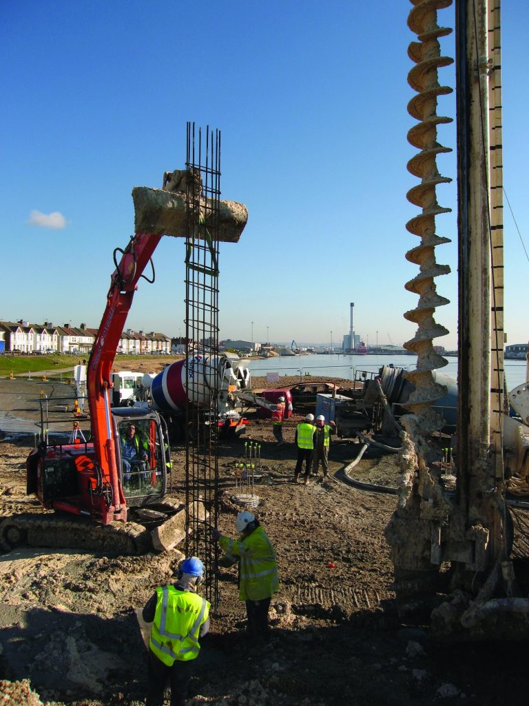 Piling by the sea | Construction News