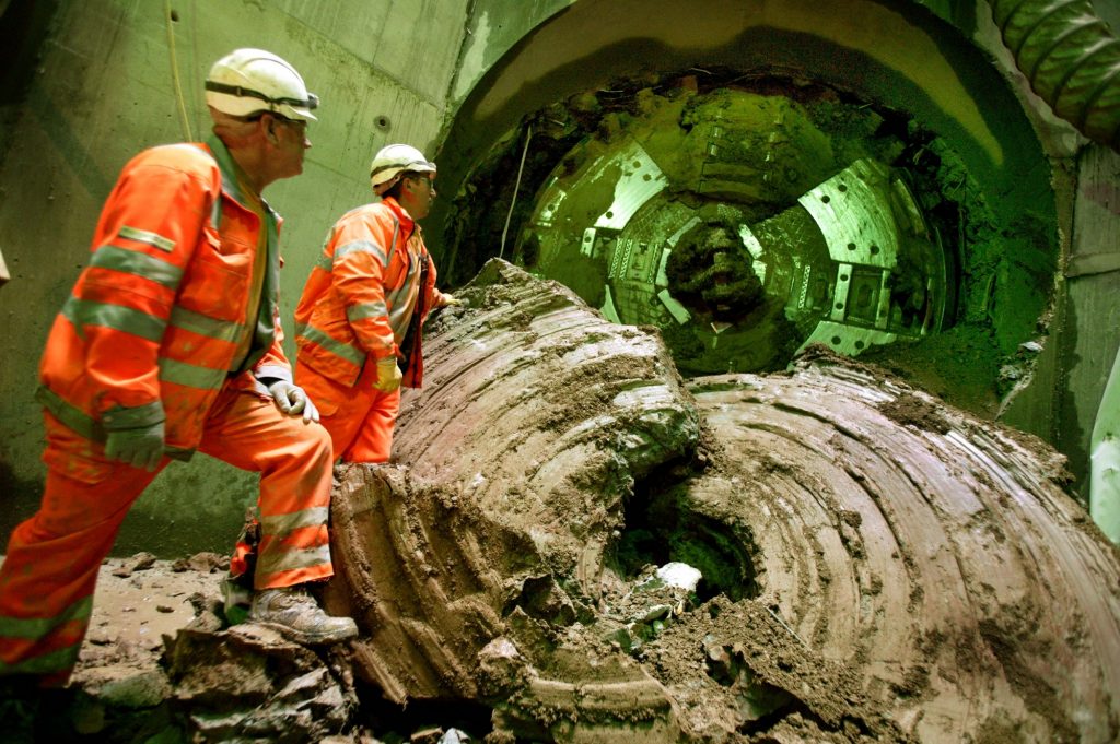 London tunnellers breakthrough 45m underground | Construction News