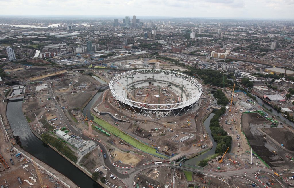 IMAGES: Olympic stadium structure completed | Construction News