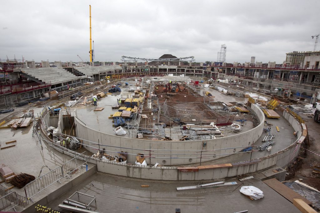 IMAGES: Steelwork progressing on Olympic Velodrome | Construction News