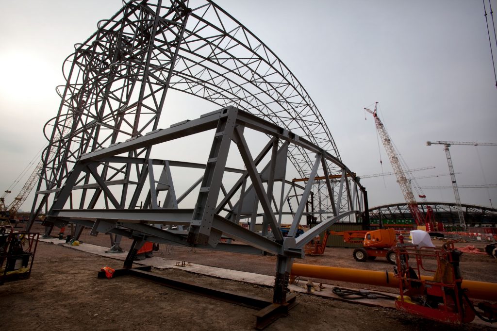 IMAGE: Olympic Basketball Arena takes shape | Construction News