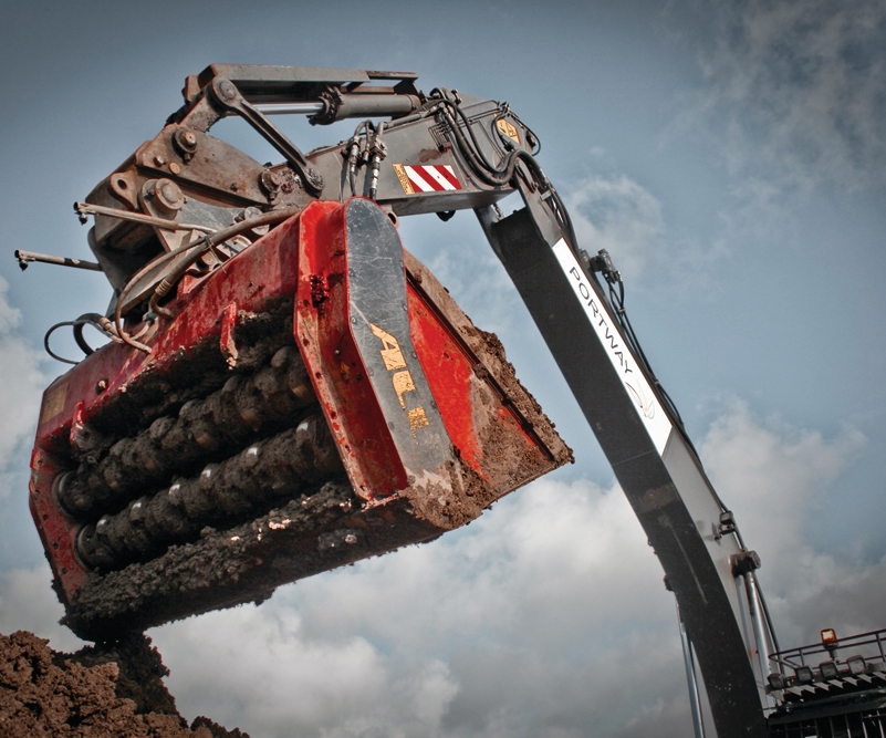 Finlay Group supplies ALLU bucket for Portway Plant | Construction News