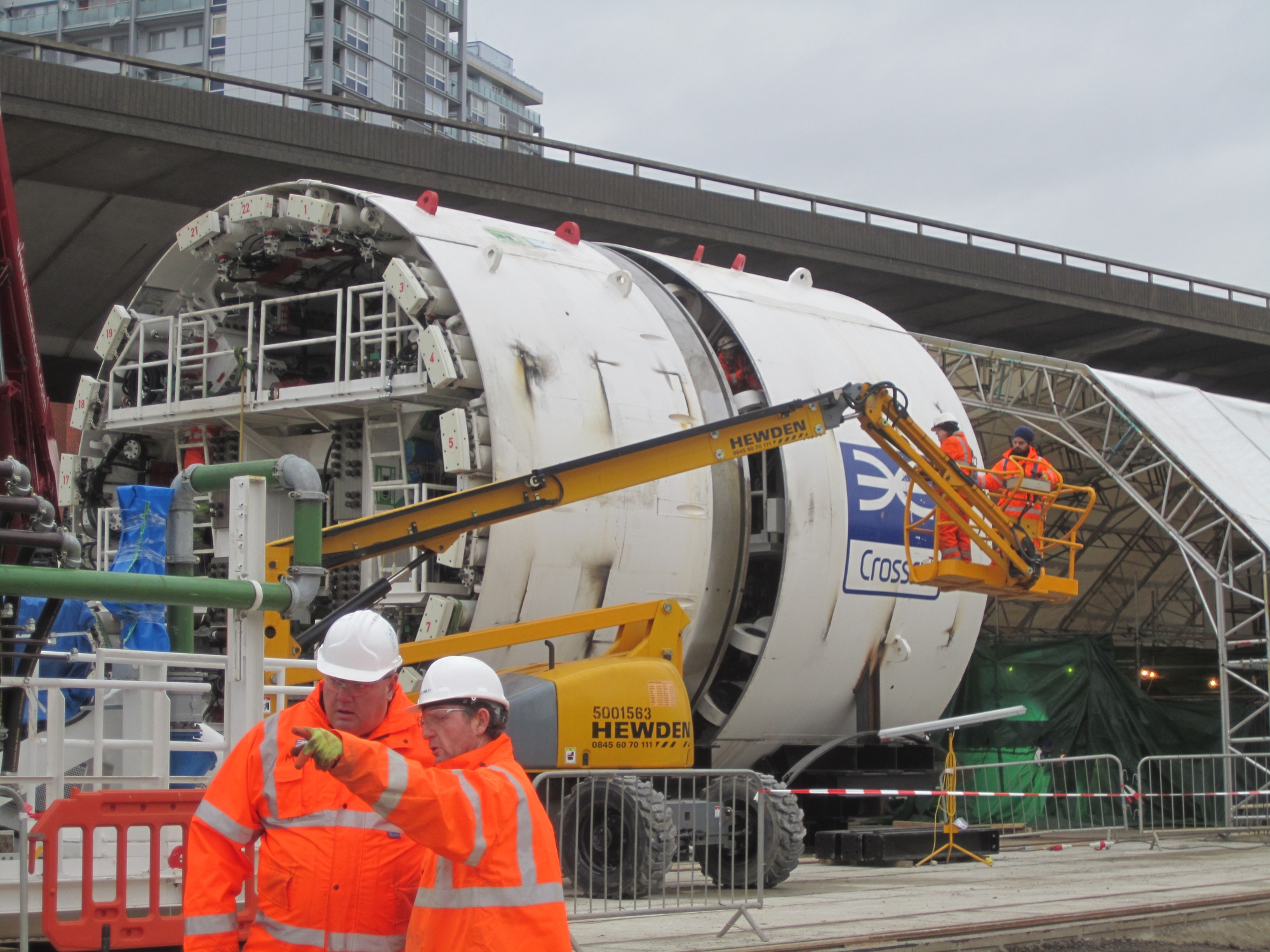 Crossrail's Phyllis and Ada unveiled by transport secretary and London ...