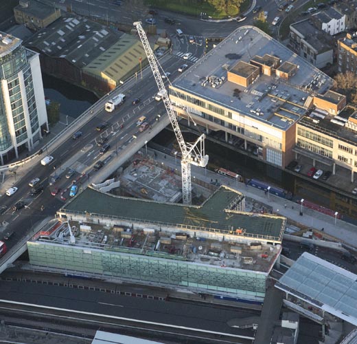 Aerial pictures of Crossrail sites across London