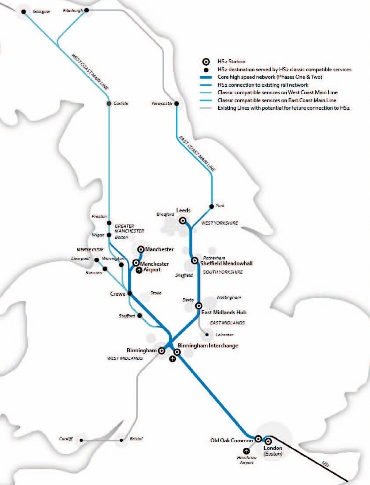 High Speed 2 second phase route unveiled | Construction News