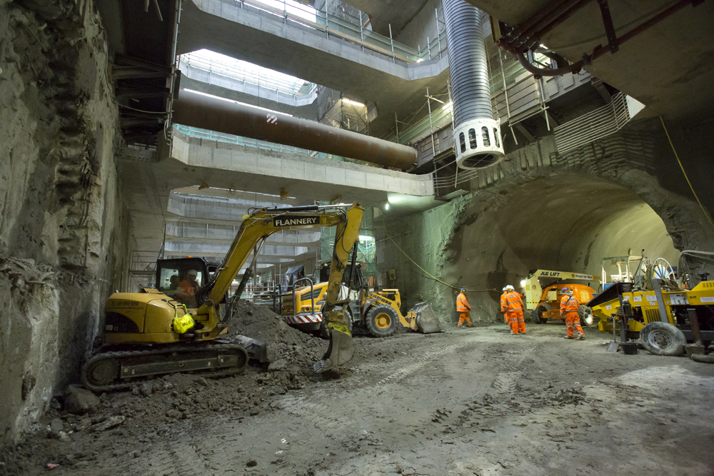 In Pictures: Crossrail reveals spectacular tunnelling shots ...