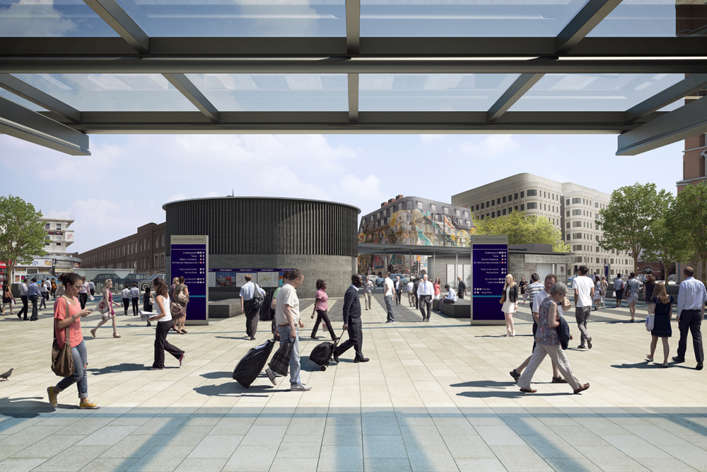 In Pictures: King's Cross square takes shape | Construction News