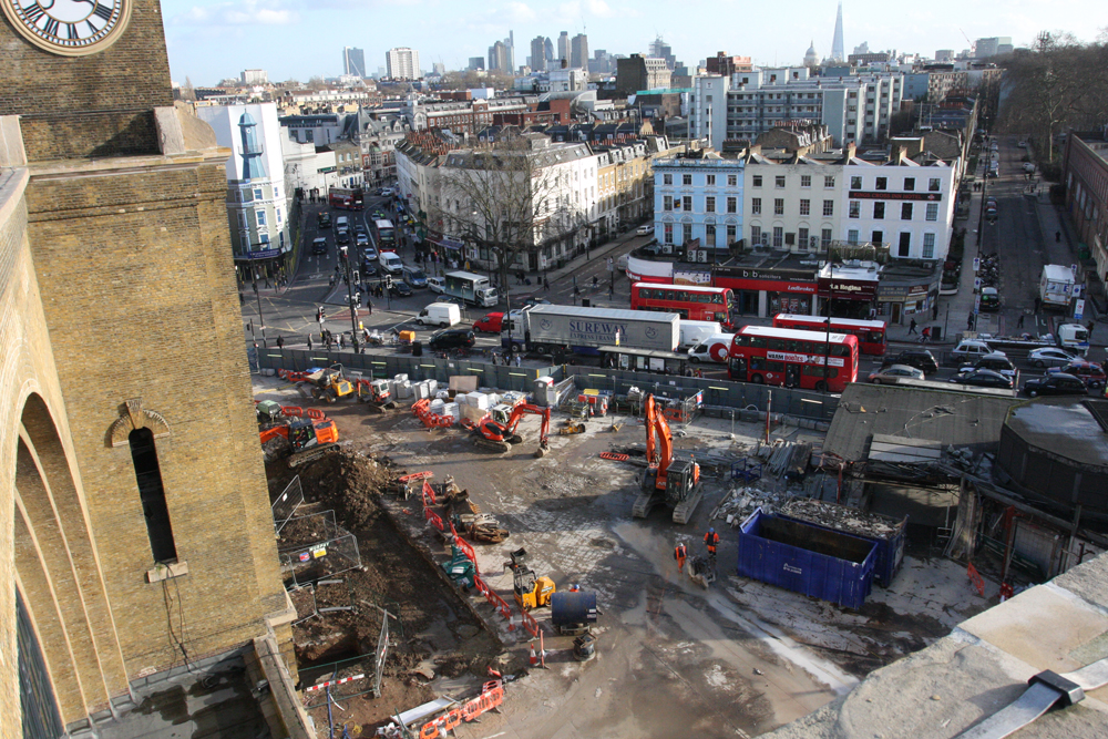 In Pictures: King's Cross square takes shape | Construction News
