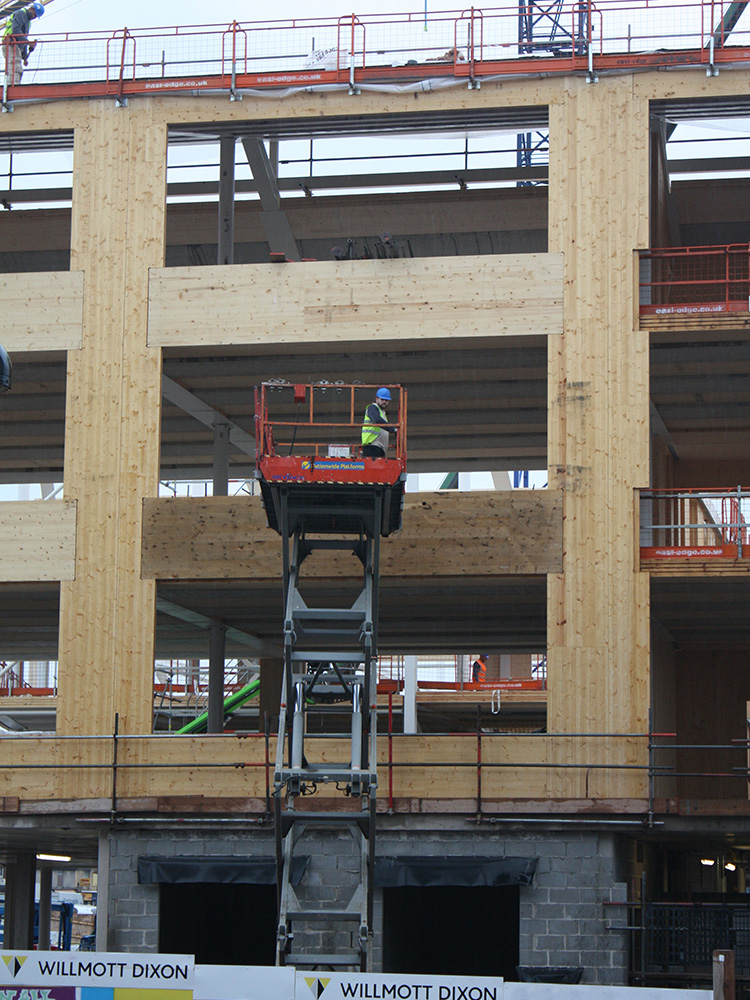 Timber takes Willmott Dixon redevelopment to new heights | Construction ...