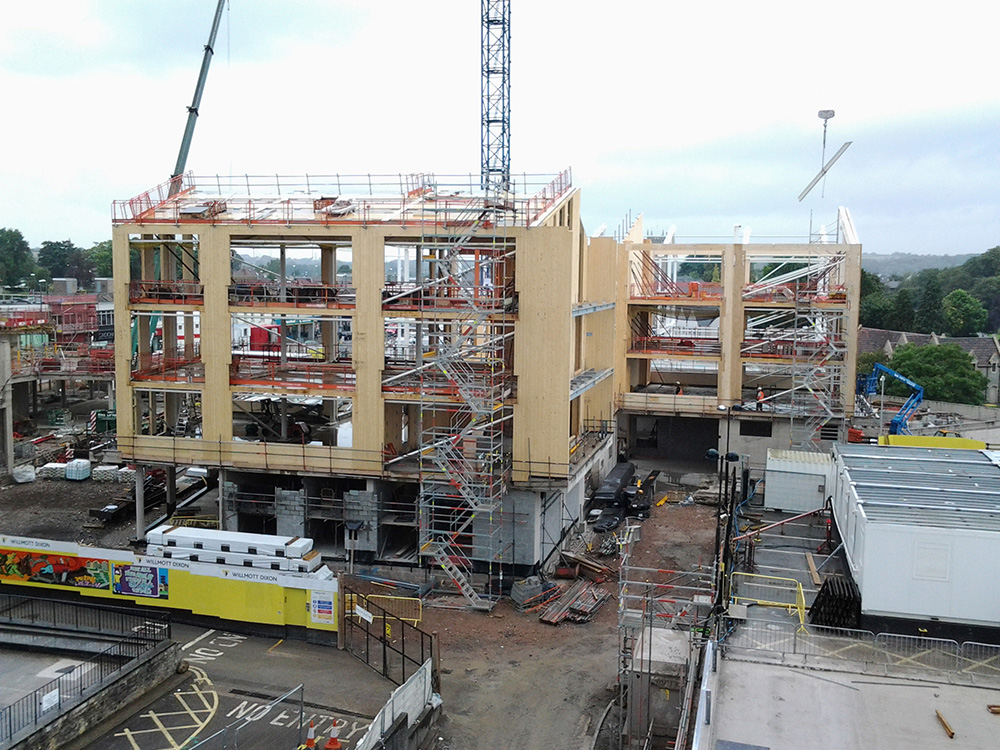 Timber takes Willmott Dixon redevelopment to new heights | Construction ...