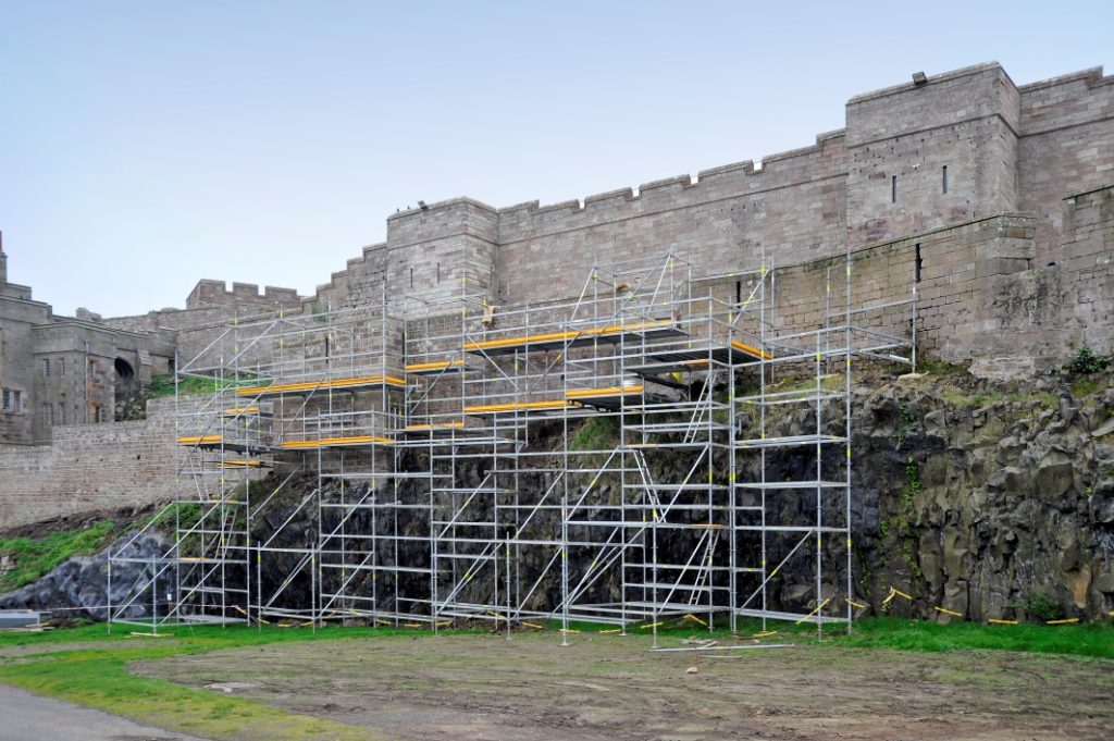 Castle restoration brings modular scaffolding in-house | Construction News