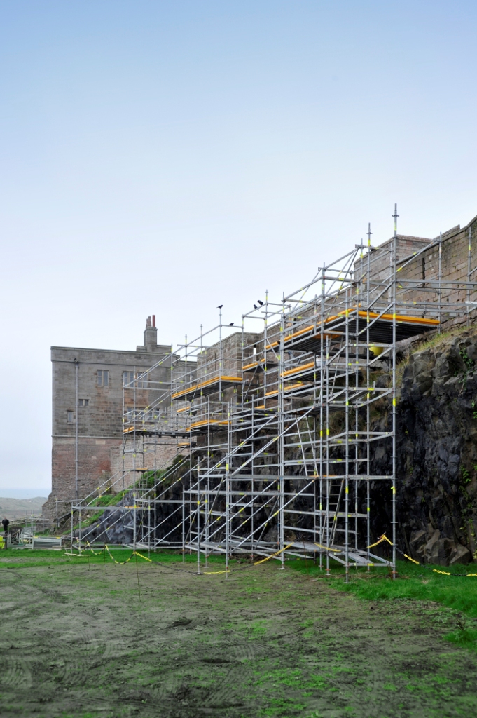 Castle restoration brings modular scaffolding in-house | Construction News