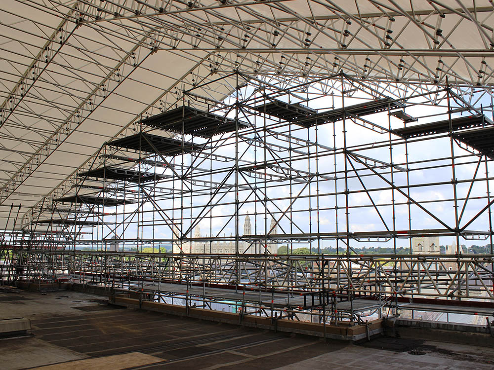 Europe's largest temporary roof structure descends on zoology museum ...