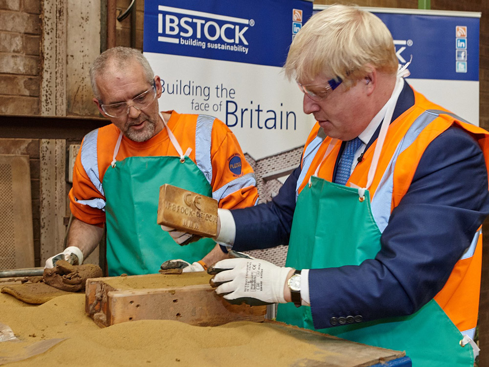 In pictures: Boris visits brick factory | Construction News