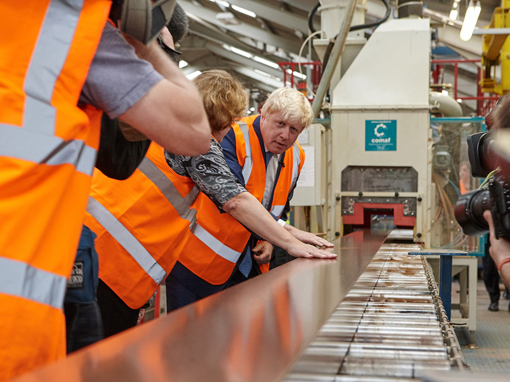 In pictures: Boris visits brick factory | Construction News