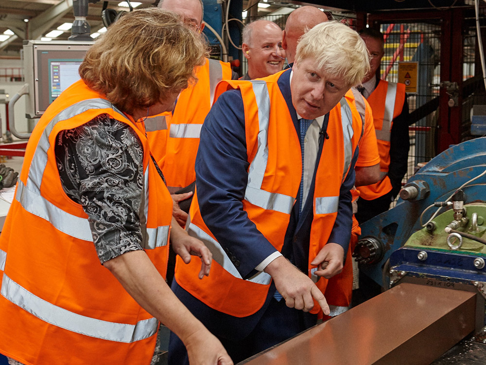 In pictures: Boris visits brick factory | Construction News