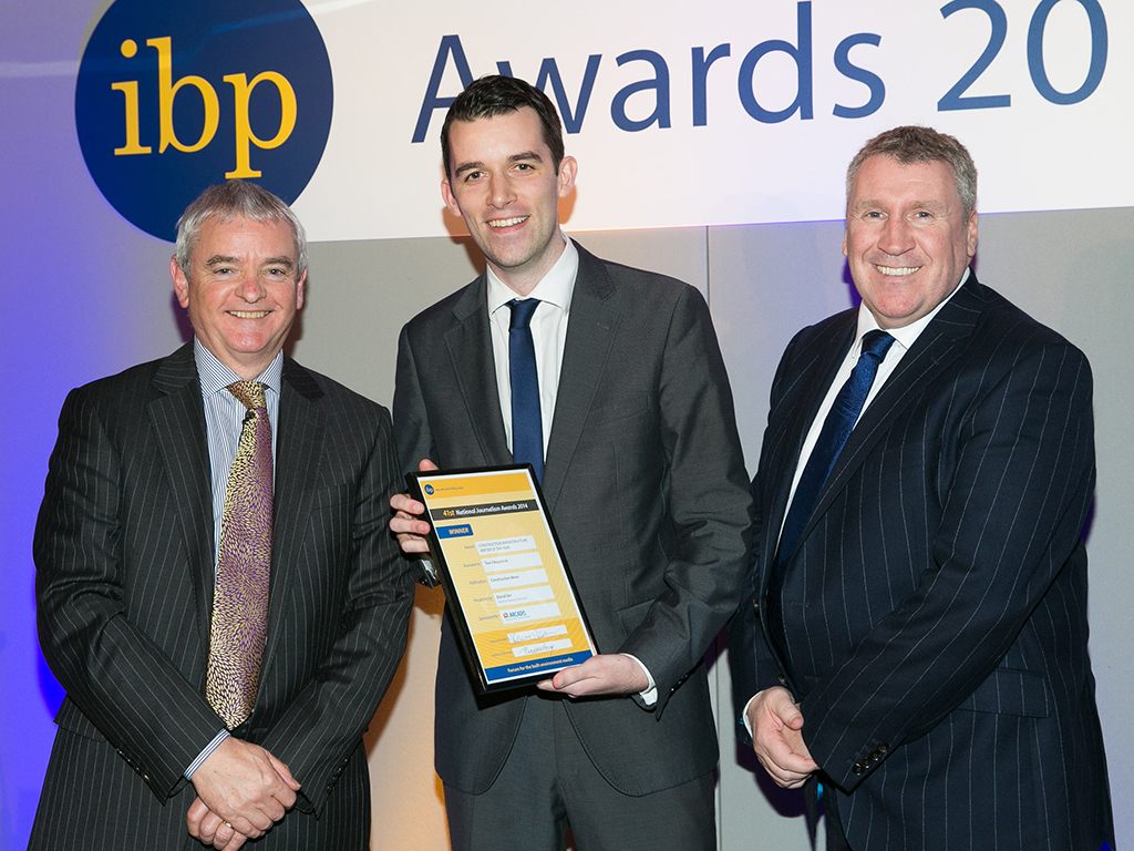Tom Fitzpatrick named IBP Construction/Infrastructure writer of the year