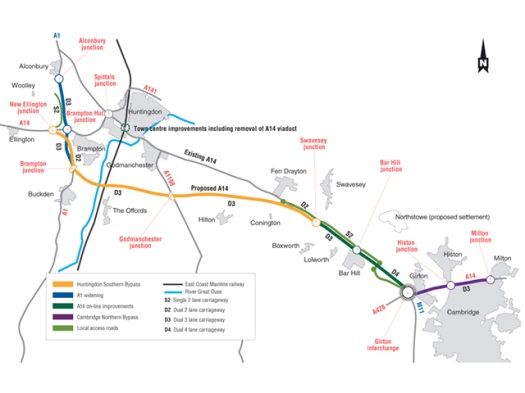 A14 £1.3bn improvement job awarded under £5bn Collaborative Delivery ...