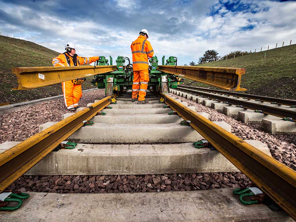 Borderline restored: Bam and Network Rail restore Scottish rail link ...