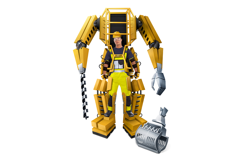 Back to the Future: Construction in 2045 will be all about exoskeletons ...