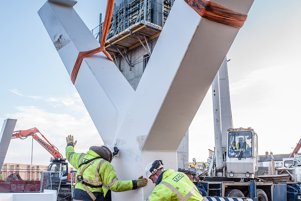 Precision engineering at seaside office block | Construction News