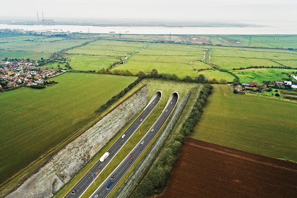 Highways England chooses Gravesham-Tilbury tunnel for Lower Thames Crossing