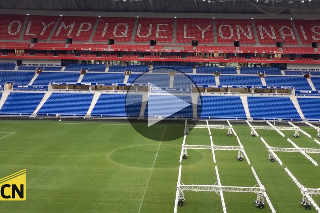 WATCH: Construction News visits Lyon's new football stadium ...