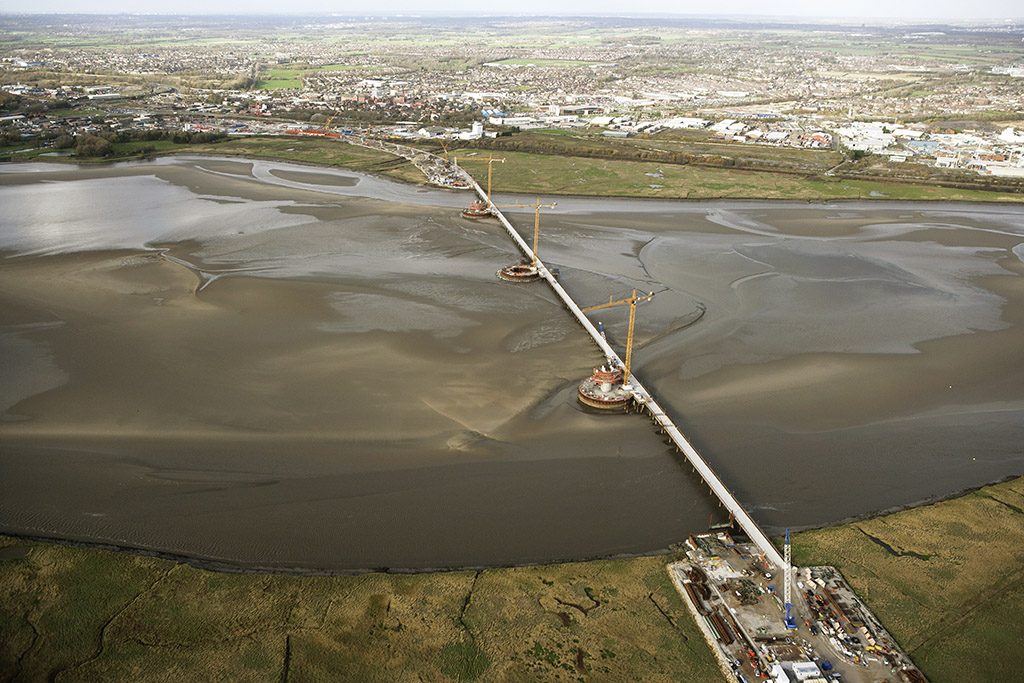 WATCH: Drone footage showcases Mersey Gateway construction ...