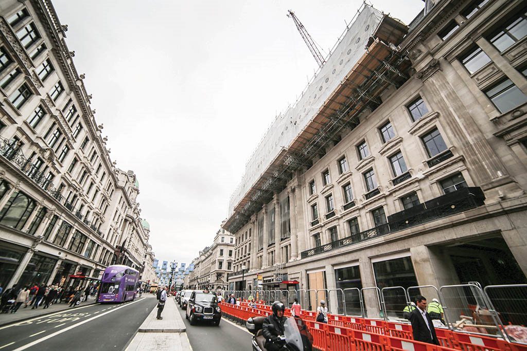 Regent Street revamp puts GKR on edge | Construction News