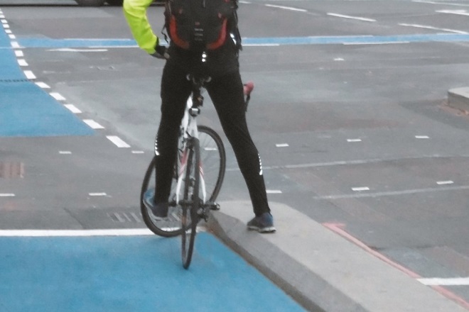 Cycle superhighway gets life-saving segregation | Construction News