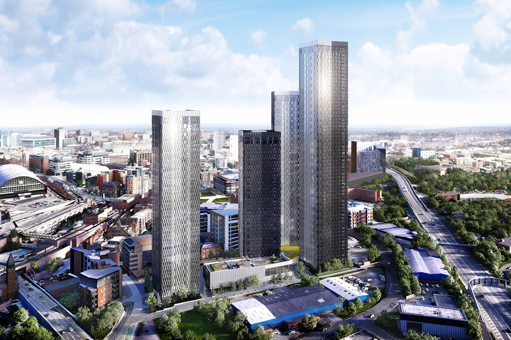 Green light given to Manchester's 64-storey tallest building