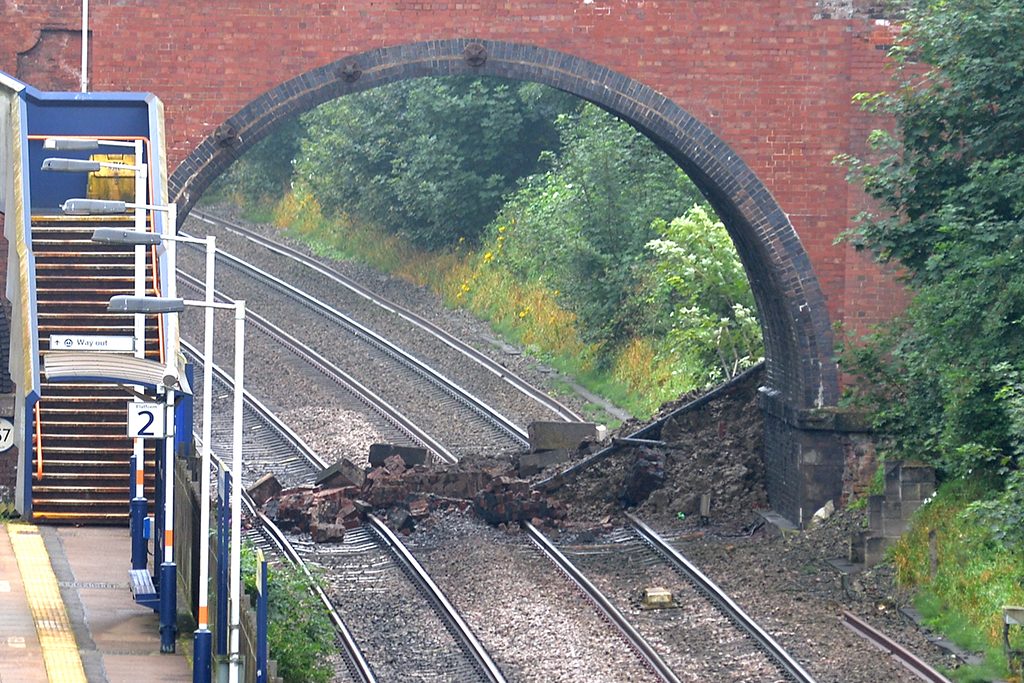 In pictures: Barrow upon Soar bridge collapse causes London-East ...