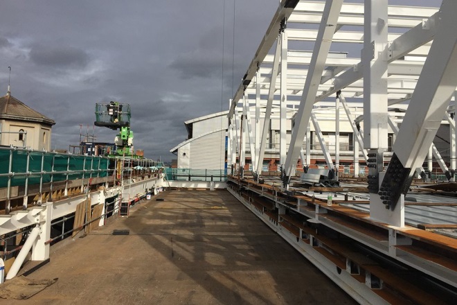 Severfield's sliding steel structure adds three storeys to King's ...