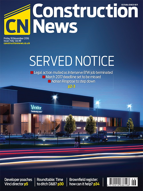 Construction News digital edition – 18 November 2016 | Construction News